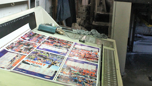 VIDEO: Making The 7 Line Army 2019 Calendar