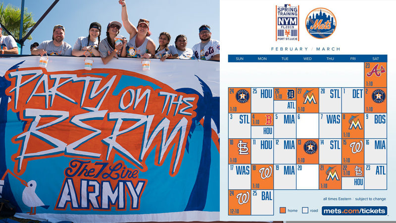 Mets Spring Training 2019 with The 7 Line Army