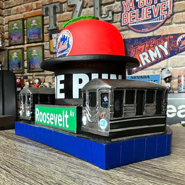 Mets Home Run Apple Train | Light Up Resin