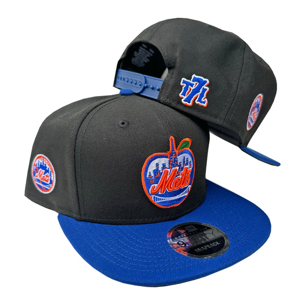 Mets Apple (Black) | New Era Snapback